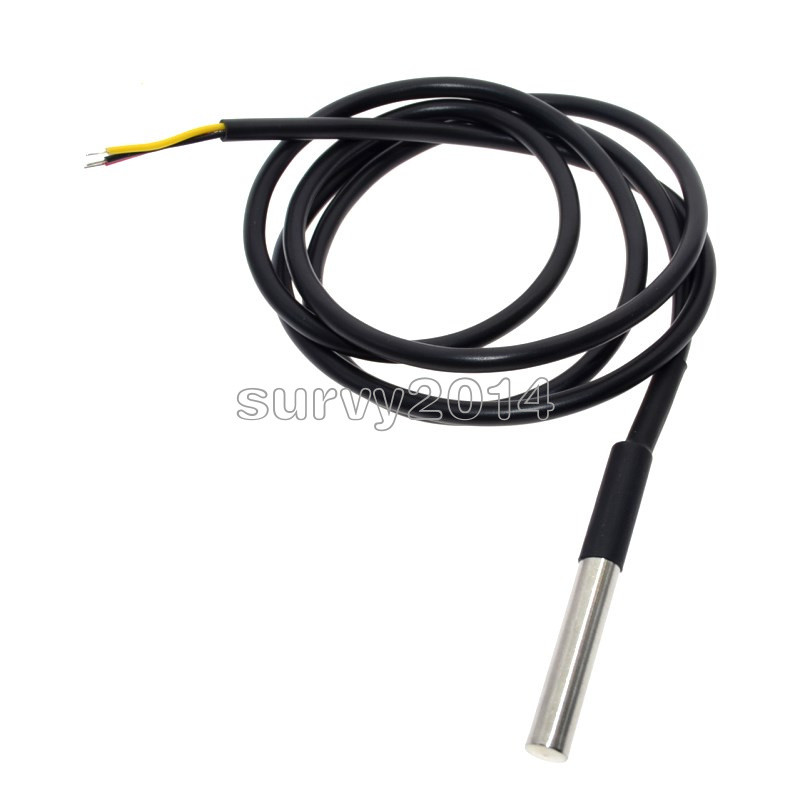 10PCS Waterproof Digital Thermal Probe or Sensor DS18B20 DS18S20 Sensor ...