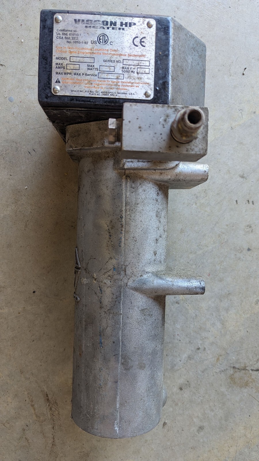 Graco Viscon HP Heater 245869 D05A 4Kw 240V 16.7A READ | eBay
