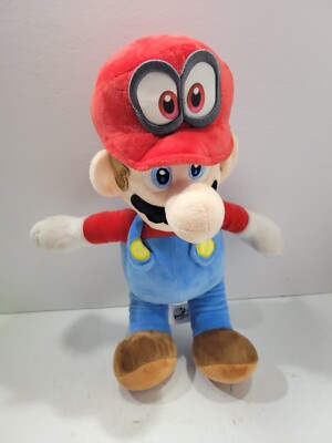 Nintendo Super Mario Bros Cappy Odyssey Cap Licensed Plush Stuffed Toy ...