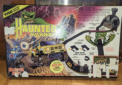 1995 Tyco Haunted Highway Race Car Set *READ* | eBay