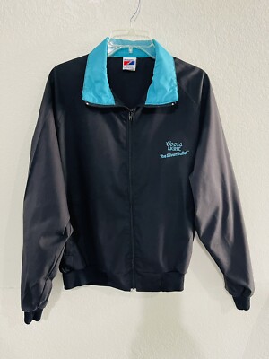 Swingster Jacket VTG Coors Light The Silver Bullet Beer Black /Teal USA ...