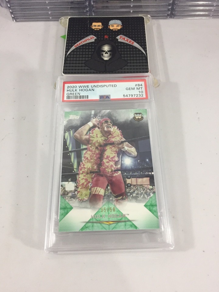 Hulk Hogan 2020 Wwe Undisputed Green Legends 35/50 #84 Psa 10 Pop 1 ...