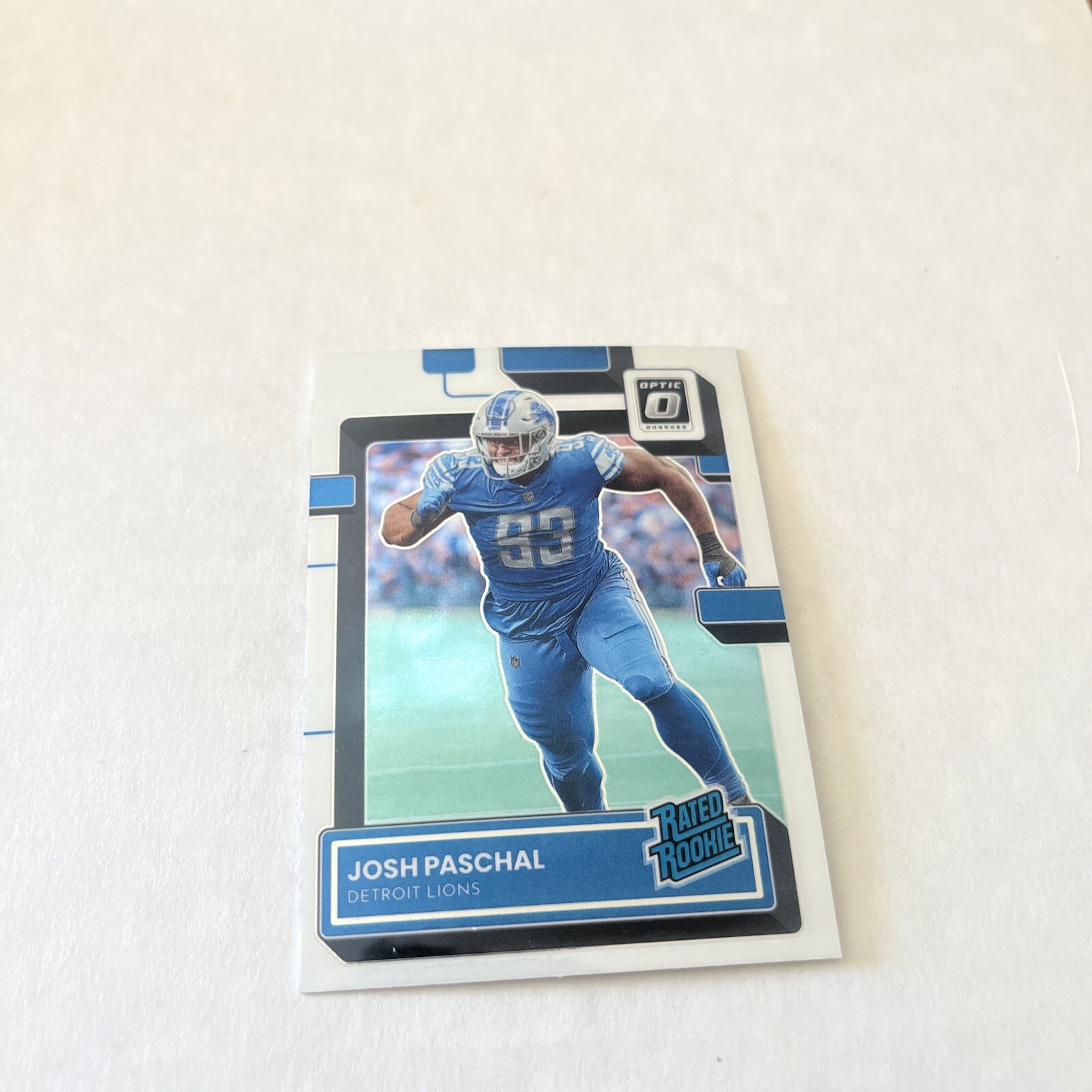 2022 Donruss Josh Paschal Detroit Lions Rated Rookie Free Shipping | eBay