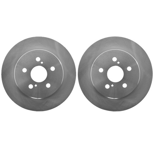Genuine OEM Pair Set of 2 Rear 265mm Solid Disc Brake Rotors For Toyota ...