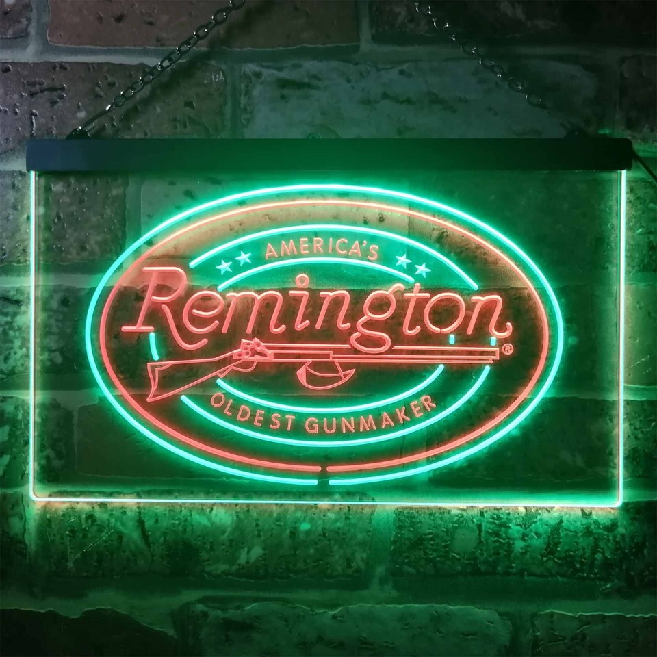 Remington Led Neon Light Sign for Guns and Ammo Firearms Shop Bar Club ...