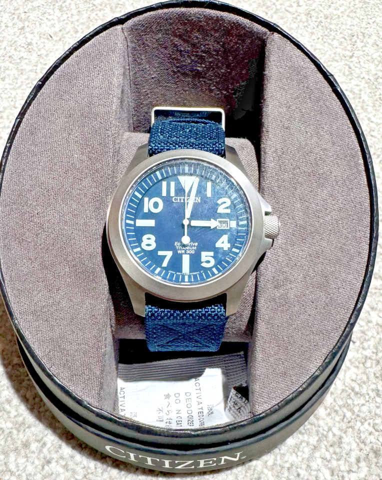 Citizen Promaster "Ray Mears" Tough Eco-Drive Titanium watch. | eBay UK