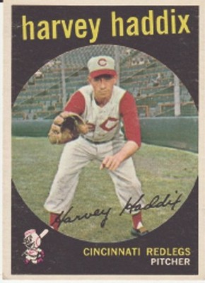 1959 Topps Baseball #184 HARVEY HADDIX | eBay