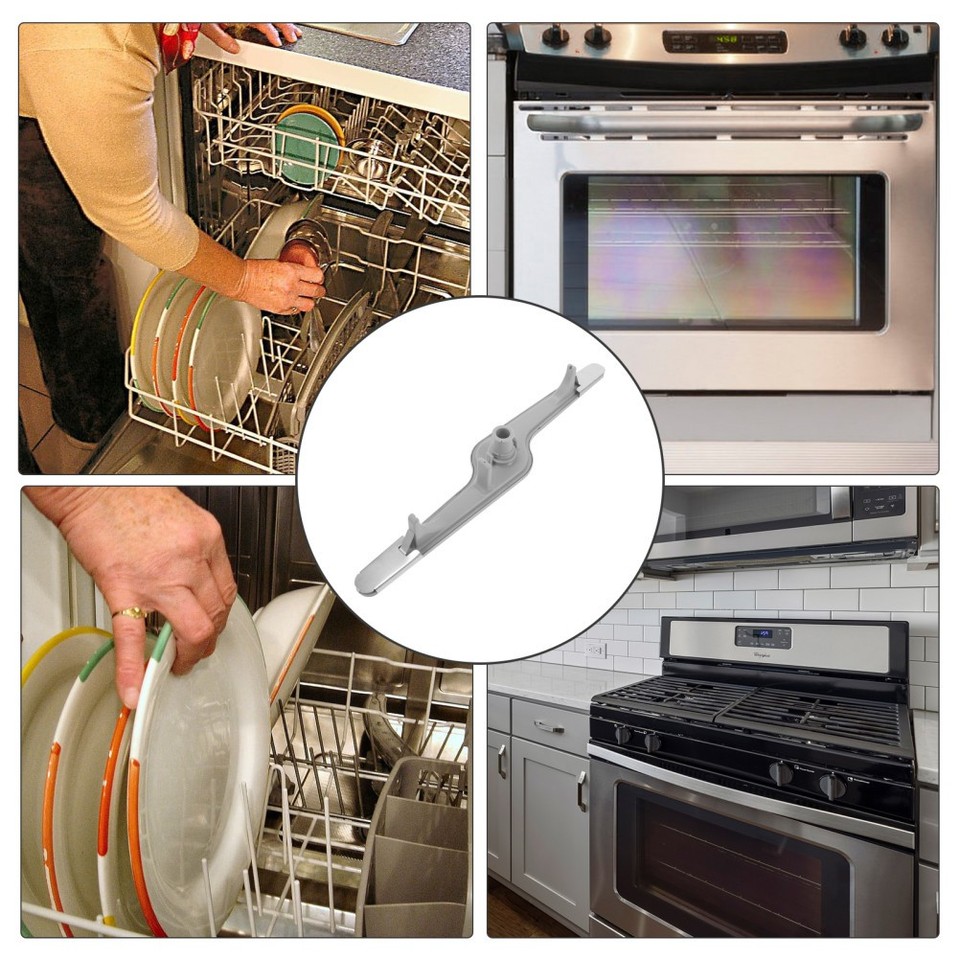 Dishwasher Lower Spray Arm Compatible for Replacement Bottom Base Part ...