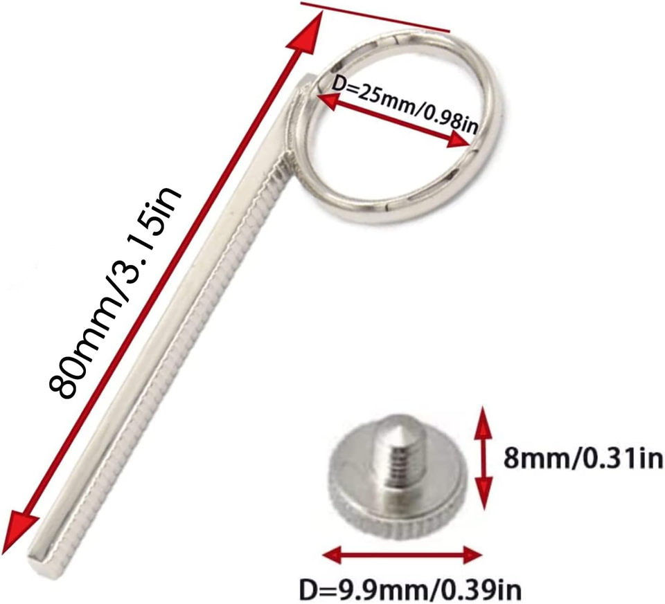 3Pcs Silver Copper Trumpet Slide Finger Ring, Trumpet Valve Pull Ring ...