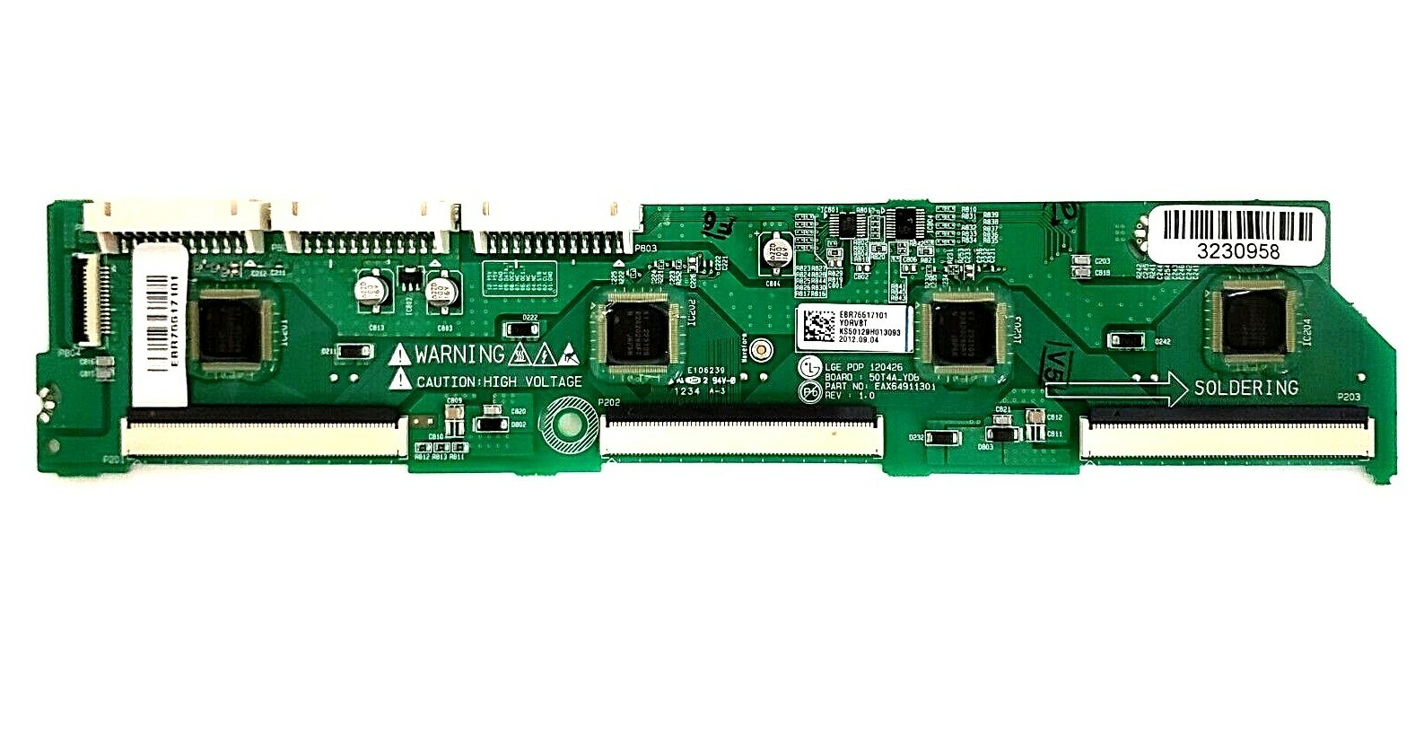 LG 50pa4500-um Plasma TV EBR75517101 Y Drvbt Board for sale online | eBay