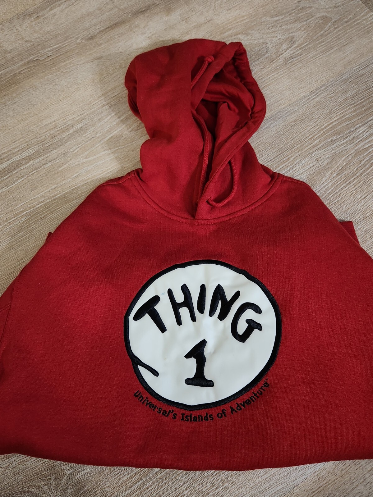 Universal Studios Dr. Seuss Thing 1 Red SweatShirt Ho… - Gem