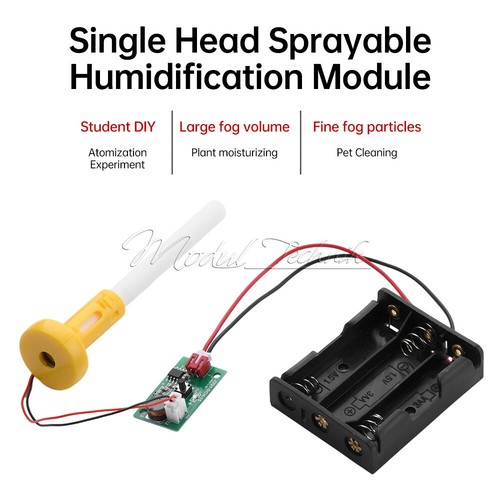 Mini Humidifier Ultrasonic Mist Maker Atomizing Module DIY Kit + AA ...