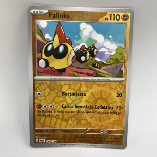 Pokemon Card FALINKS COMMON REVERSE (IT) | 119-193 Evolutions in Paldea ...