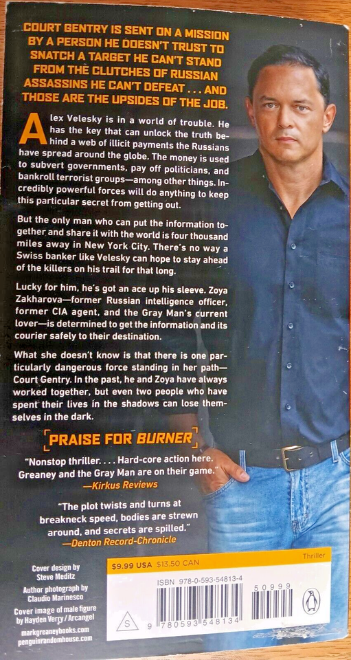 NEW Burner (Gray Man) - Paperback By Greaney, Mark 9780593548134| eBay