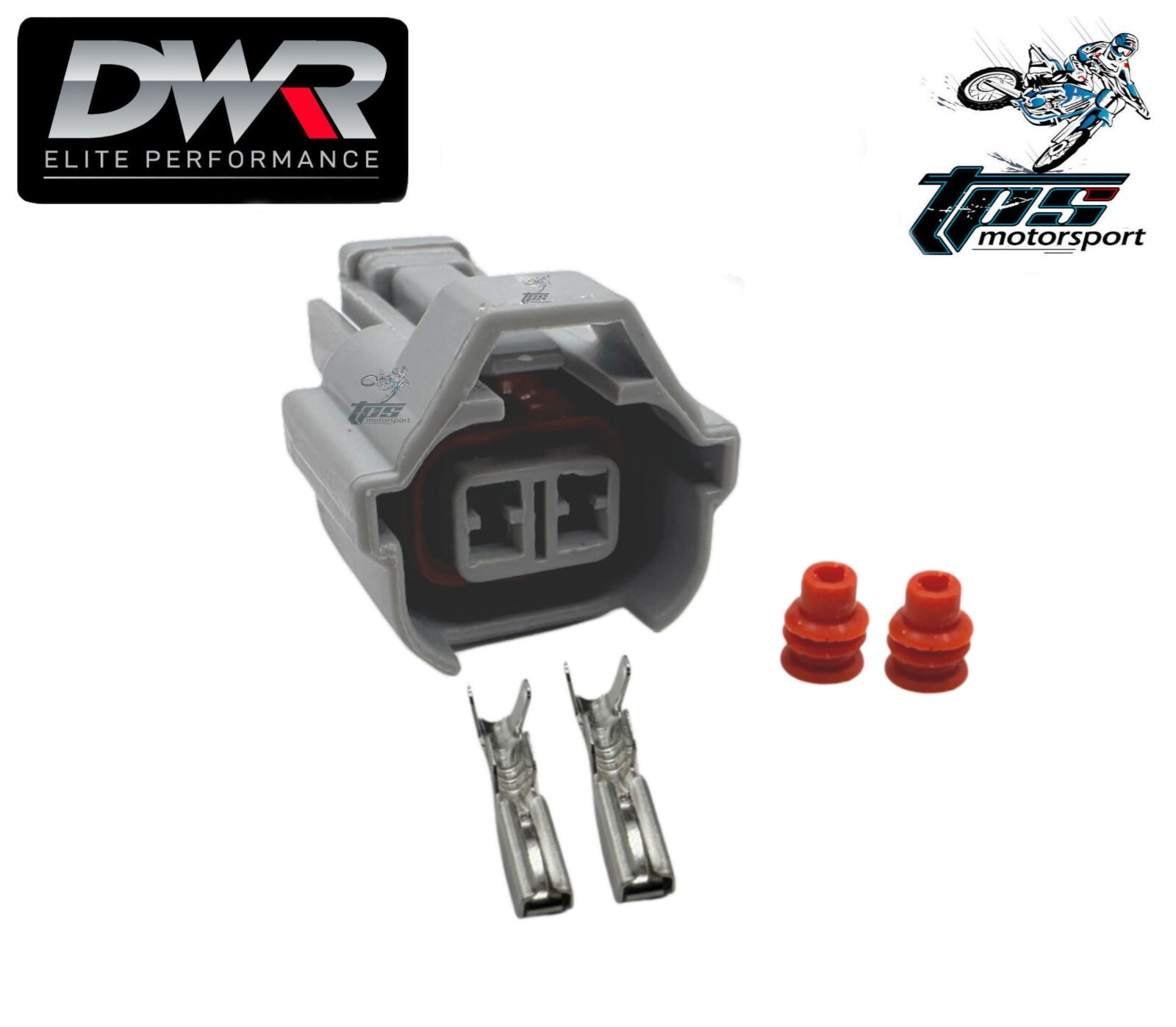DWR 2 PIN FUEL INJECTOR ELECTRICAL CONNECTOR PLUG KAWASAKI Z900 KLE ...