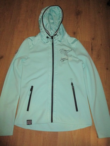 schöne Damen Stepp- Jacke Softshelljacke mit Kapuze Gr. S 36 von SOCCX ...