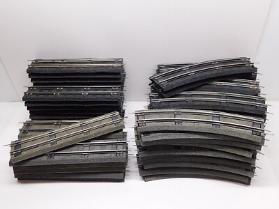 American Flyer S Scale Train Track Lot 42 Curve/29 Straight w/ Rubber ...