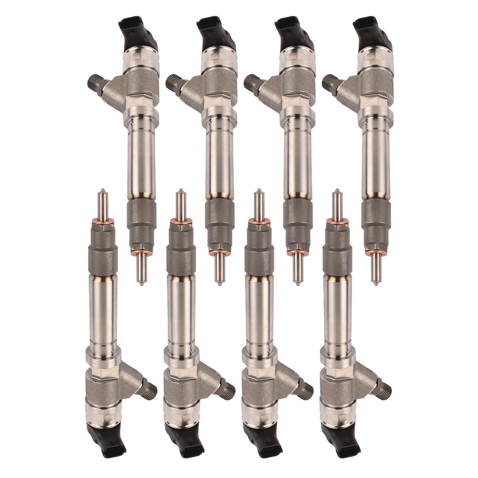 8x Fuel Injector 0445120027 Fits for 2004.5-2005 GM Chevrolet 6.6L ...