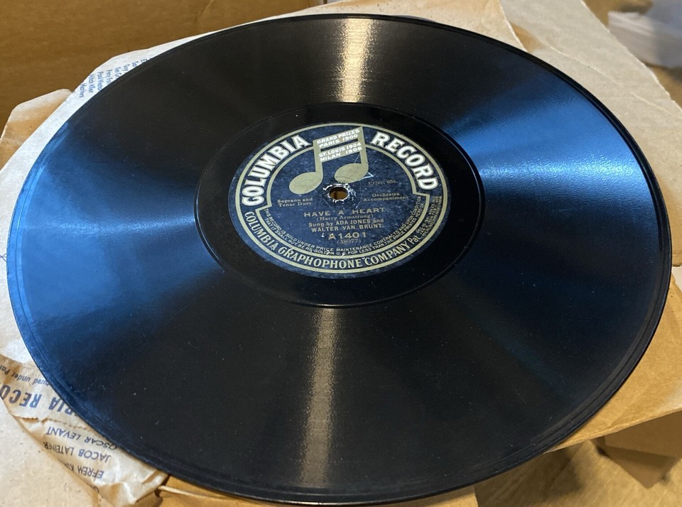 10" 78 RPM Columbia Records A 1401 ADA JONES Irving Berlin | eBay
