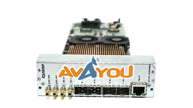 Evertz 7880R2x1-IP-CS MPEG Transport Stream over IP Clean Switch Module ...