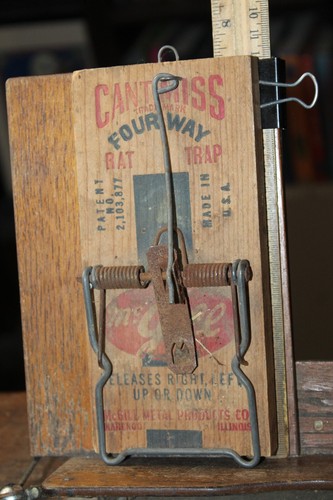 Vintage McGill Cant Miss Four Way Mouse Trap | eBay