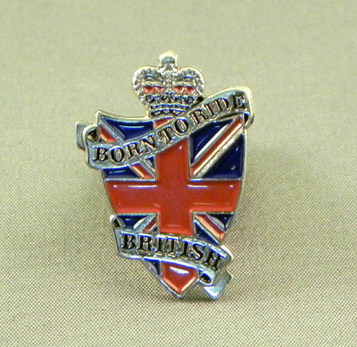 BORN TO RIDE BRITISH COLLECTORS BIKE PIN BADGE NEW | eBay UK