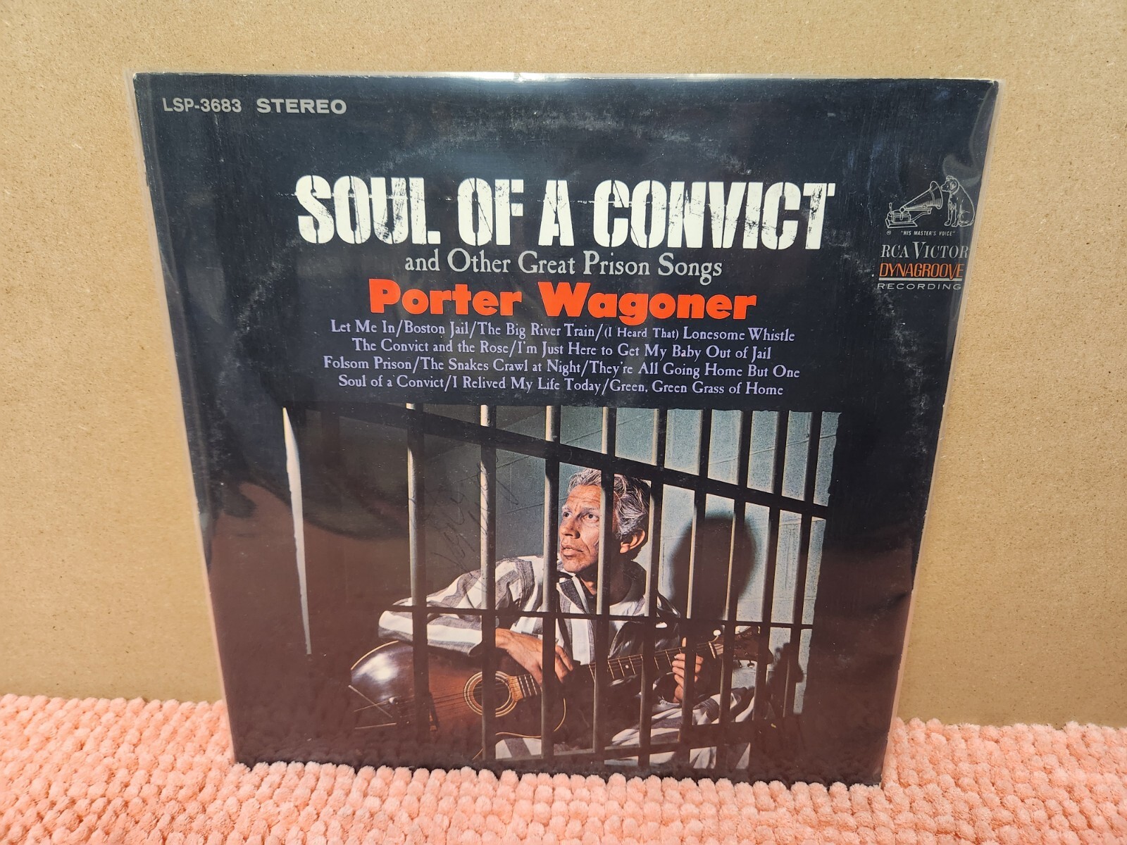 VTG Porter Wagoner & Dolly Parton Autographed Album "Soul Of A Convict ...