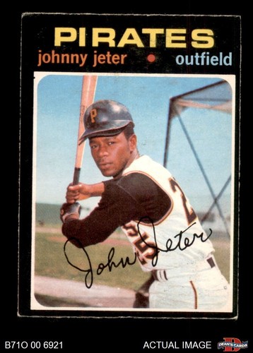1971 O-Pee-Chee #47 Johnny Jeter Pirates 4 - VG/EX | eBay