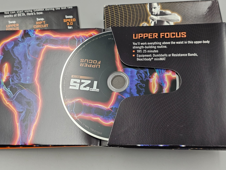 Beachbody Focus T25 Get It Done DVD Set Alpha + Beta Workout 9 Discs ...