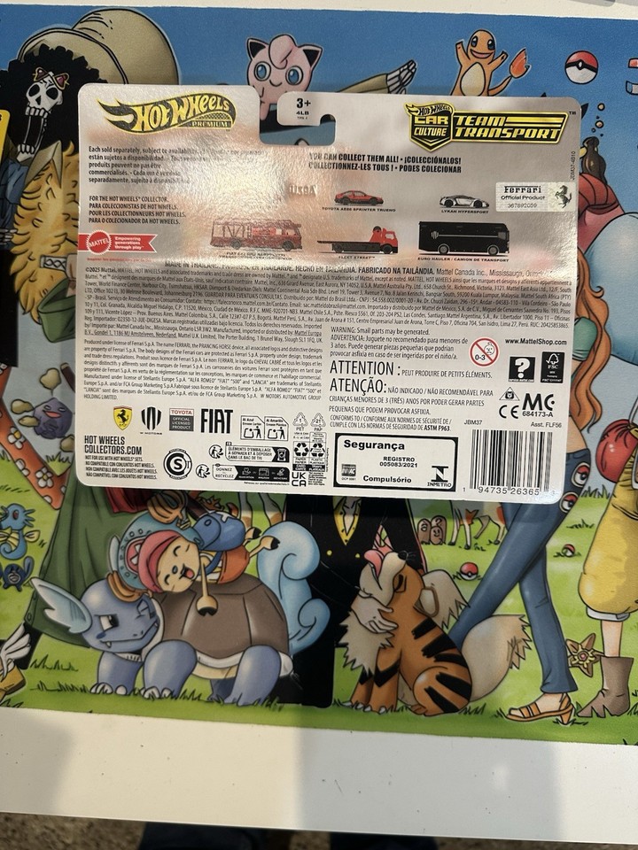 2025 Hot Wheels Premium Car Culture Team Transport Ferrari 250 GTO Fiat ...