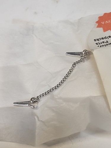 BULOVA BRACELET Watch Safety Chain White AMERICAN GIRL Factory Part | eBay