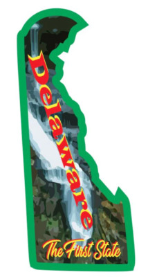 3" delaware the first state bumper sticker decal usa made | eBay