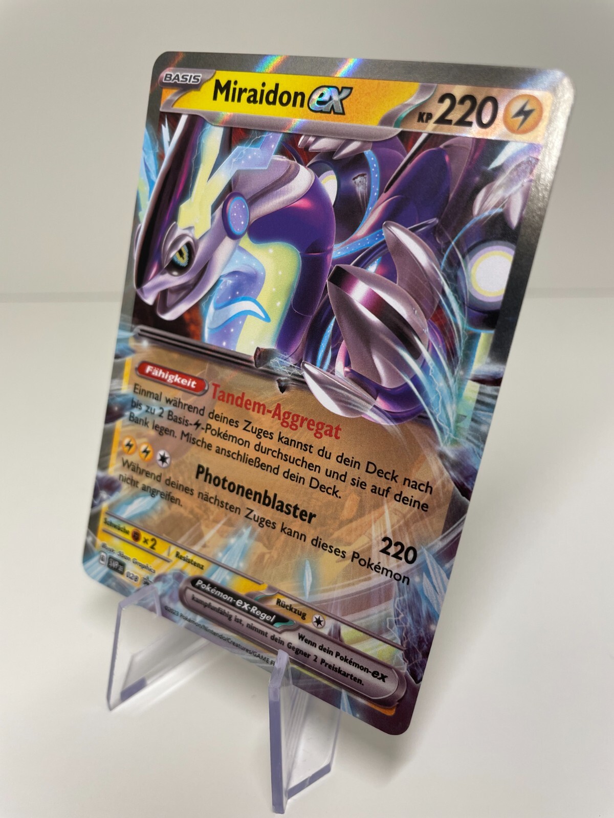 Pokémon Miraidon ex SVP028 Deutsch Black Star Promo Karte TCG | eBay.de