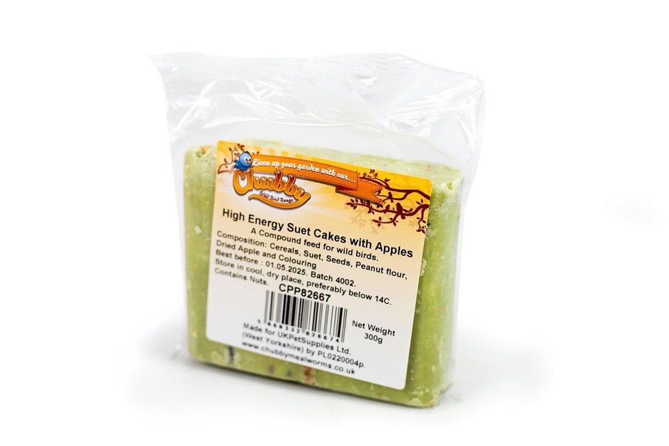 Chubby Suet Fat Blocks High Energy Garden Bird Food Suet Cakes For Wild ...