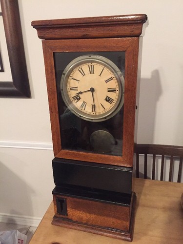 Antique International Time Recording Co. / IBM Time Punch Clock 1927 ...