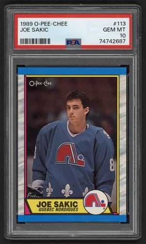 1989 OPC #113 JOE SAKIC ROOKIE CARD PSA 10 GEM MINT | eBay