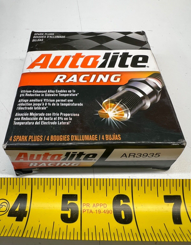 (Pack of 4) Autolite AR3935 Racing Spark Plugs Copper Core 14mm Thread ...