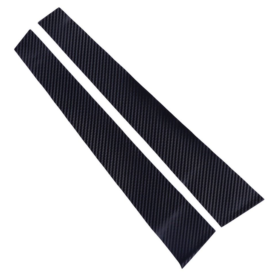 Carbon Fiber Look B Pillars Stickers Set Fit for BMW 5 Series E60 2004 ...