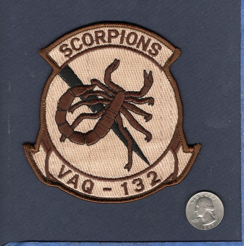 Original VAQ-132 SCORPIONS NAVY EA-18 Growler EA-6 Prowler Desert ...