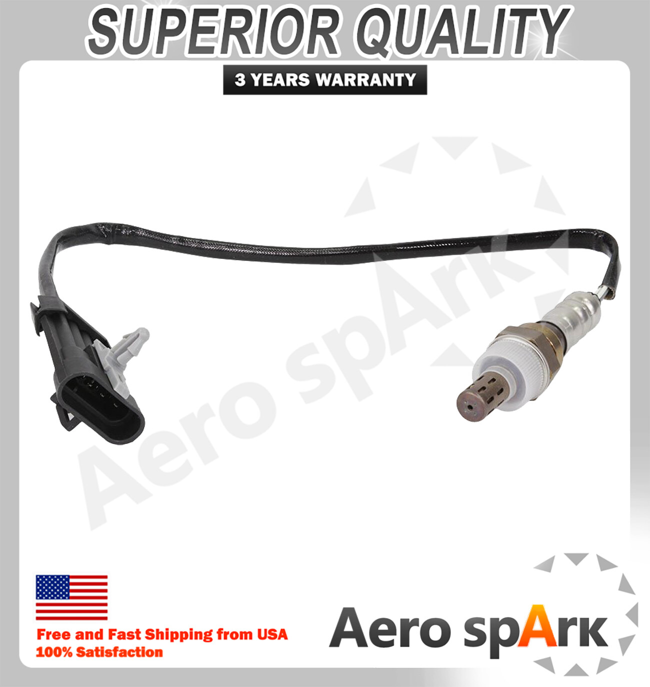 Upstream & Downstream Set of 3 O2 Oxygen Sensor For Buick Chevrolet GMC ...