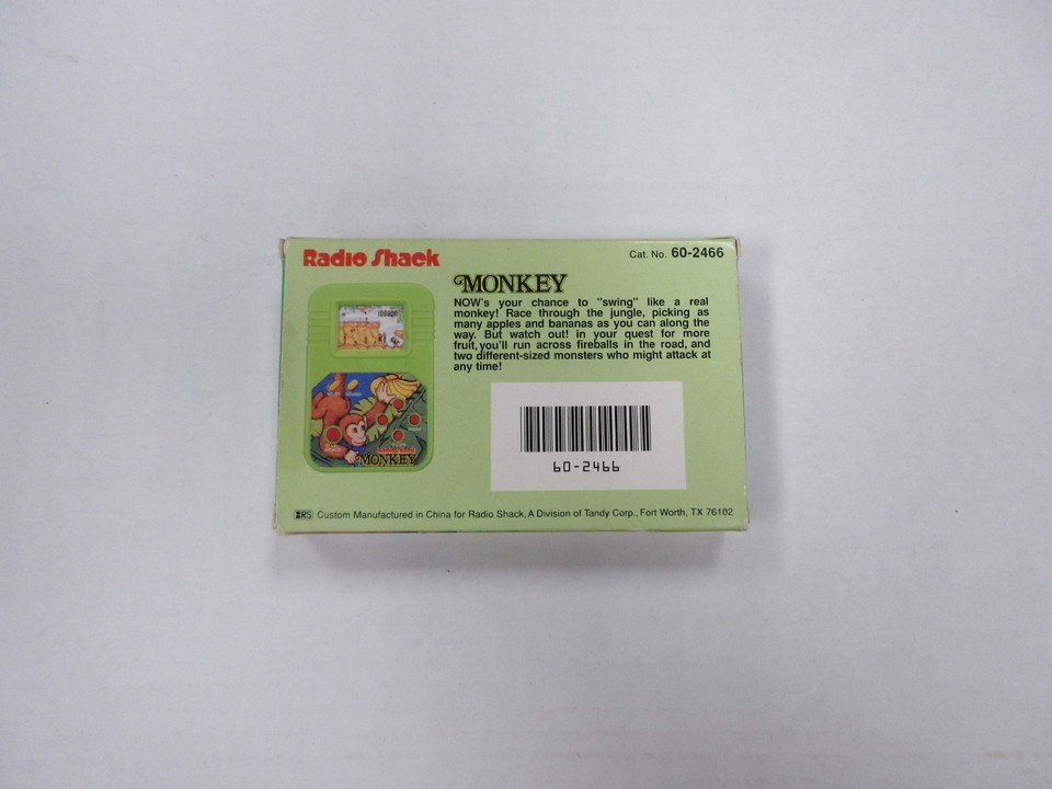 RADIO SHACK MONKEY HANDHELD GAME W/ BOX & INSTRUCTIONS UNTESTED | eBay