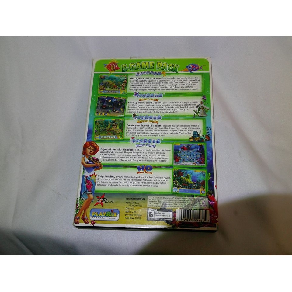 Fishdom 5-Game Pack Collection PC Games Bundle - Underwater Match 3 ...