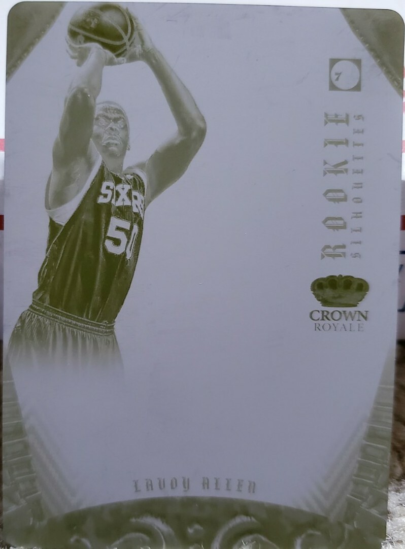 Lavoy Allen 2012-13 Panini Preferred Silhouettes PRINTING PLATE 1/1 ...