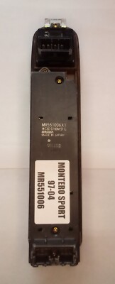 2000-2004 Mitsubishi Montero Left Driver Side Master Power Window ...