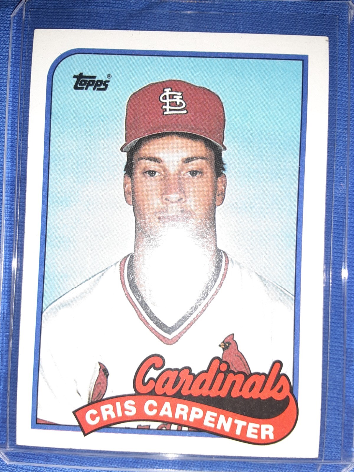 1989 Topps Rookie RC Card 282 Chris Carpenter St. Louis Cardinals FREE ...