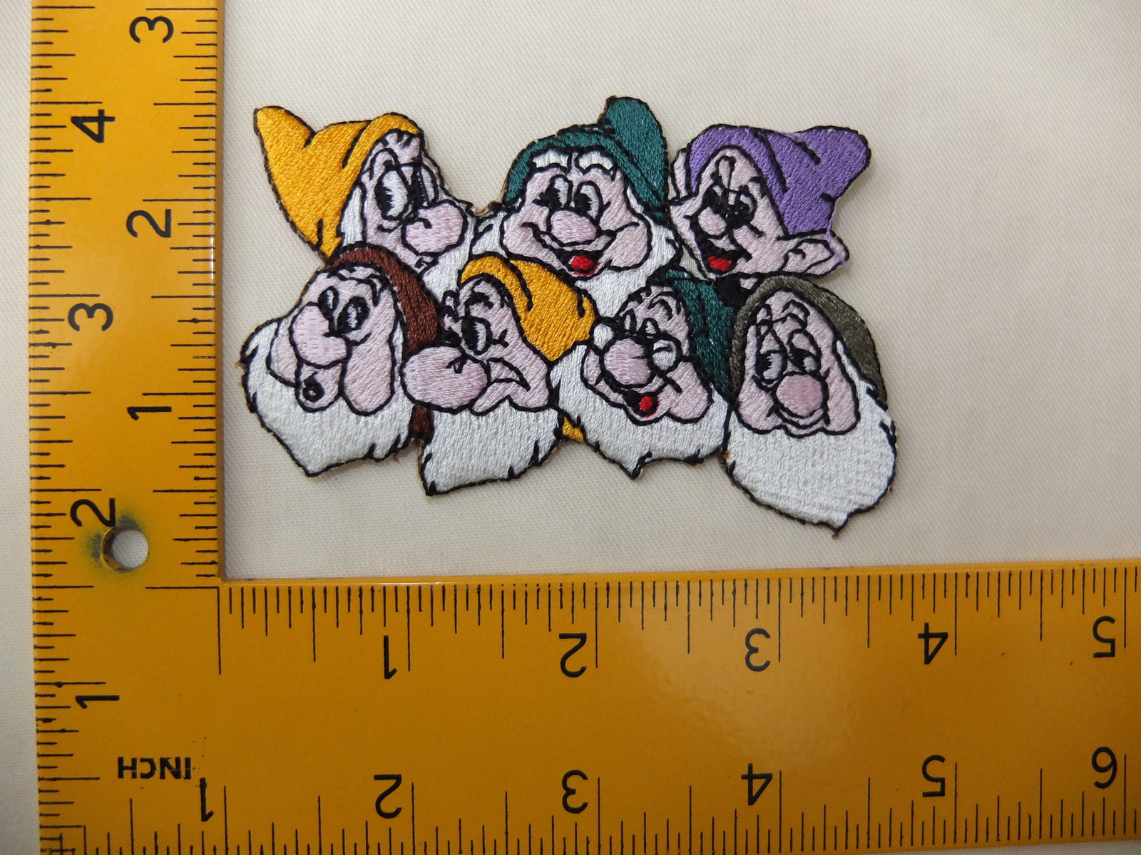 EMBROIDERED Snow White 7 Dwarves Dwarfs Disney Iron On / Sew On Patch ...
