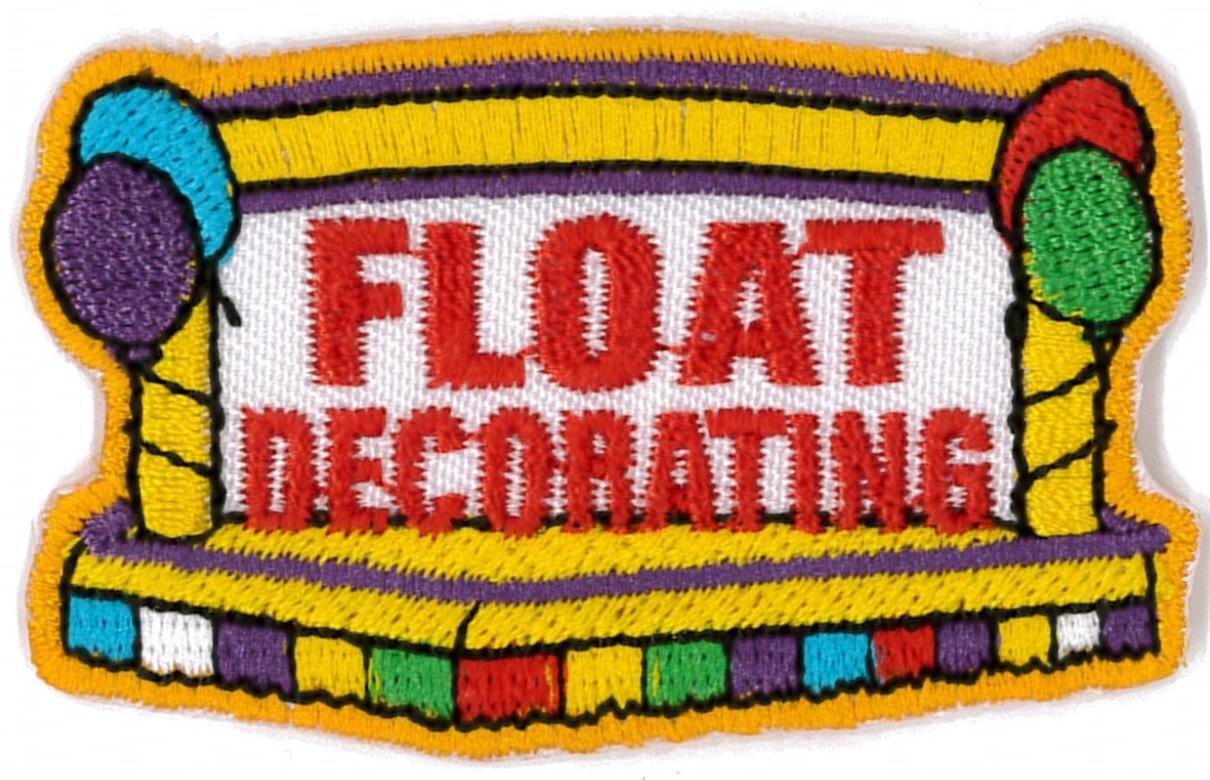 Girl Boy FLOAT DECORATING Making Fun Patches Badges SCOUT GUIDE Wagon ...
