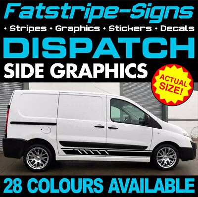 fits CITROEN DISPATCH GRAPHICS STICKERS STRIPES DECALS CREW CAB DAY VAN ...