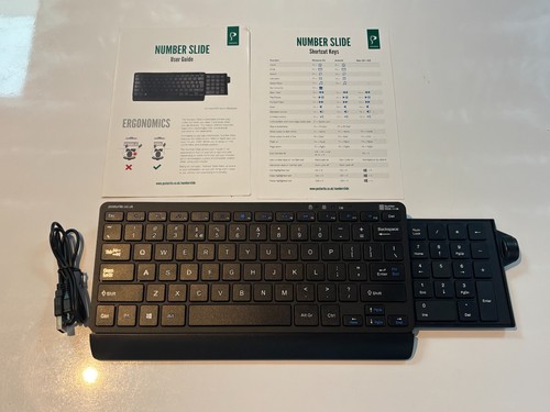 Posturite Number Slide Compact Keyboard 9820012 Open Box | eBay