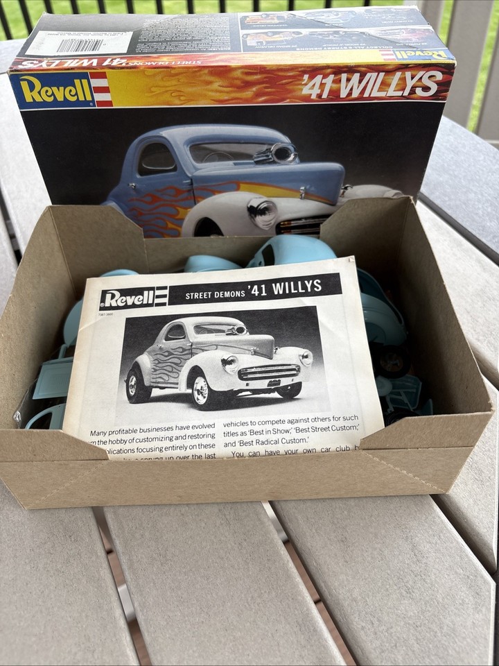 Revell ‘41 Willys 1/25 Scale Model Kit Brand New Rare Vintage | eBay
